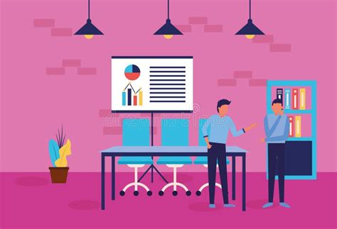 Workflow And Infographic Vector Design Stock Illustration Illustration Of Information Lamps