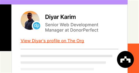 diyar karim senior web development manager at donorperfect the org