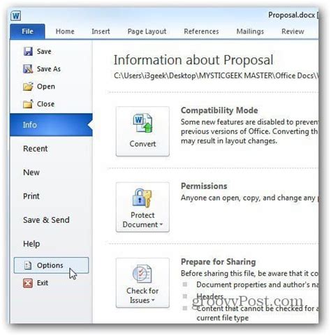 Make Ms Word Create Automatic Backups