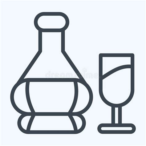 图标触发 适合教育符号 线型 简单设计可编辑 设计模板矢量图 简单插图 库存例证 插画 包括有 香槟 烹调 253694774