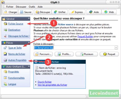 3 Solutions Pour Scinder Un Fichier Texte Lecoindunet