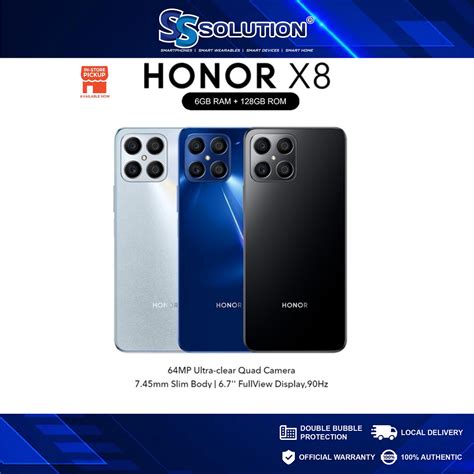 HONOR X8 4G (6GB+2GB Extension+ 128GB) | Shopee Malaysia