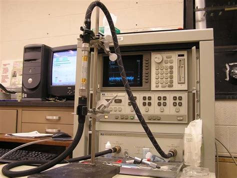 S Parameter Measurement Setup Using Hp8510c Vector Network Analyzer Download Scientific Diagram