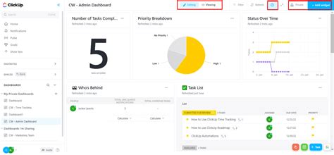 Clickup Dashboard Tutorial And Examples 2025 Create And Manage