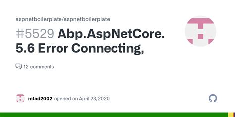 Abpaspnetcoresignalr 56 Error Connecting · Issue 5529