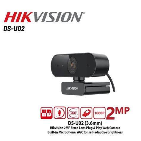 Hikvision Ds U02 Webcam Hikvision 2mp Mic