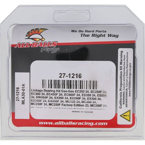 Linkage Bearing Kit No 27 1216 All Balls Racing