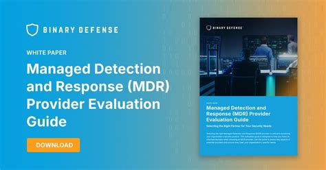 Managed Detection And Response Mdr Evaluation Guide Binary Defense Binary Defense
