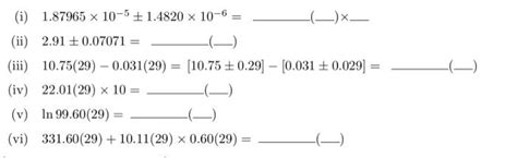 Solved Write The Following Values In Abbreviated Notation