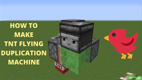 Minecraft Tnt Flying Duplication Machine Minecraft Tutorial Shorts