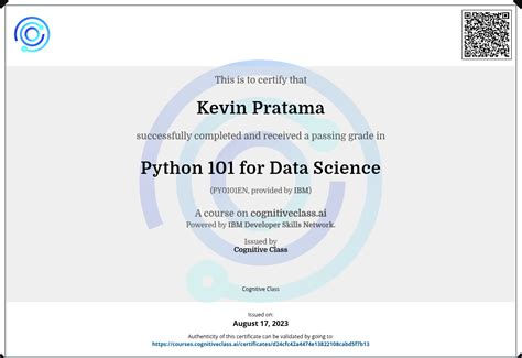 Ibm Py0101en Certificate Cognitiveclass