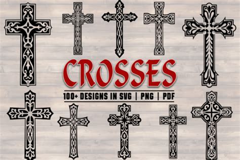 Crosses SVG Bundle Graphic By CelestialDesignForge Creative Fabrica