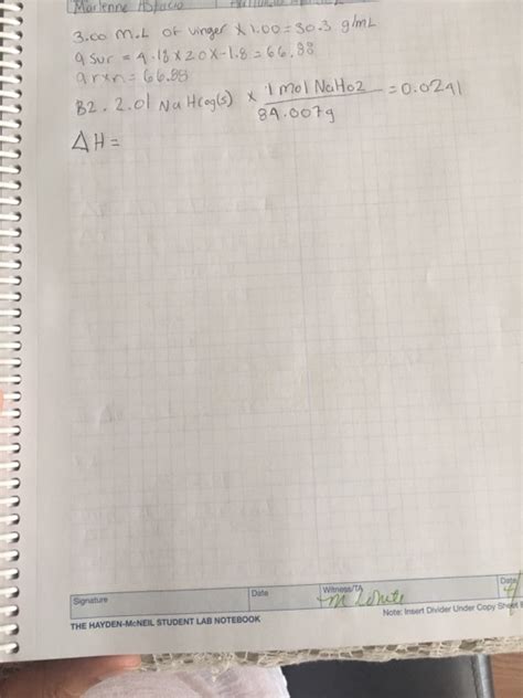 Solved A Lab I Did And Its Data Need Help With Anaylasis