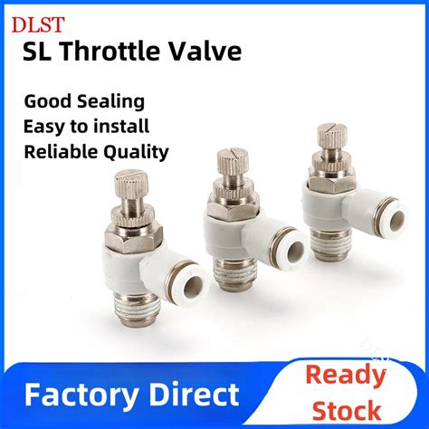 Sl Speed Regulating Valve Quick Quick Plug Joint SL Pneumatic Trachea Throttle Valve