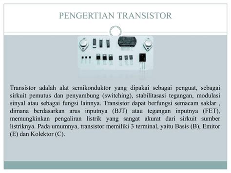 Transistor Tipe Pnp PPT