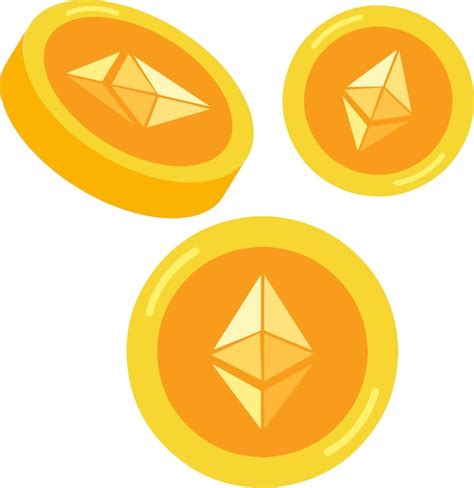 Premium Vector Virtual Currency Ether Currency Vector Illustration