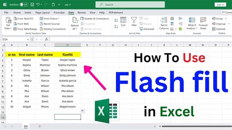 how to use flash fill in excel flash fill excel flash fill in excel