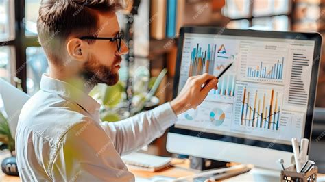 Premium Photo Utilizing Business Analytics For Generating Reports On