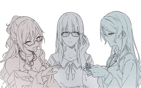 Hikawa Sayo Imai Lisa And Shirokane Rinko Bang Dream Drawn By Sou Kanade Danbooru