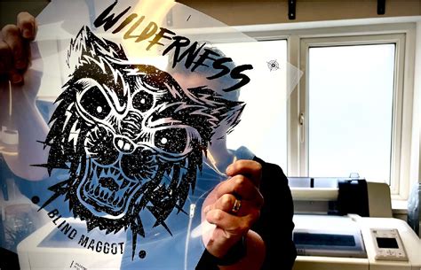 How We Print Film Positives For Screen Printing Squeegee And Ink