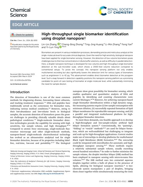 Pdf High Throughput Single Biomarker Identification Using Droplet