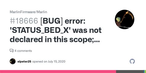 Bug Error Statusbedx Was Not Declared In This Scope Did You Mean Statusfanx When