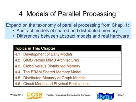 Ppt 4 Models Of Parallel Processing Powerpoint Presentation Free