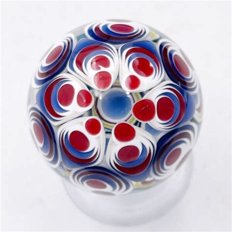 173 Blown Glass Marble Dot Stack Design T Art Glass Art Glass