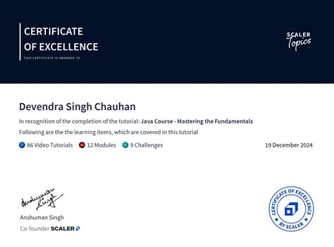 devendra singh chauhan on linkedin i have completed java course