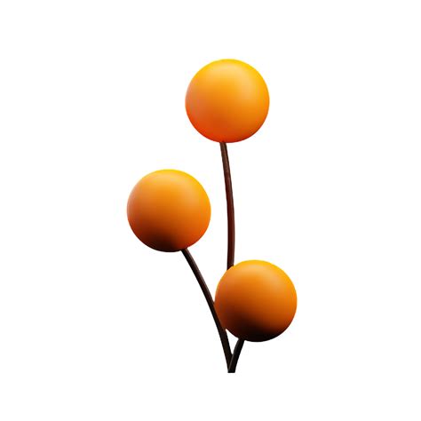 Seco Flores 3d Renderização ícone Ilustração 29761766 Png