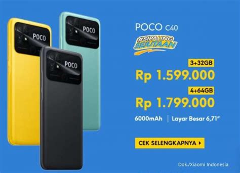 Rekomendasi Hp Xiaomi Terbaru Simak Spesifikasi Dan Harga Hp Poco C