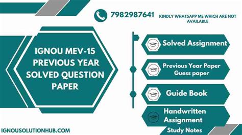 Ignou Mev 15 Previous Year Solved Question Paper Ignou Solved Assignment 2025 26 And 2024 25