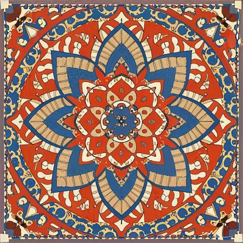 Premium Vector Illustrations Vector Colorful Classic Pattern Design