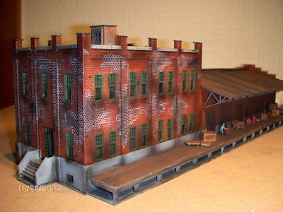 Ho Scale Walthers Water Street Freight Terminal Building Custom