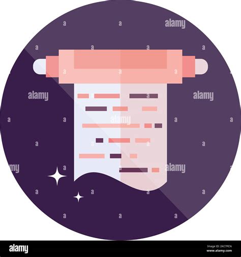 Isolated Medieval Scroll Paper Icon Vector Stock Vector Image And Art Alamy