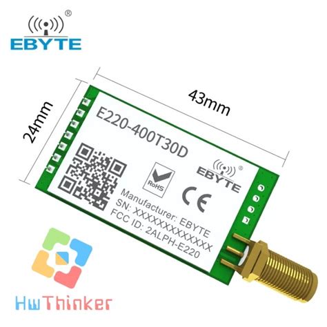 Jual Modul Lora Ebyte Llcc68 E220 400t30d 433mhz 30dbm Uart Ttl Rssi Shopee Indonesia