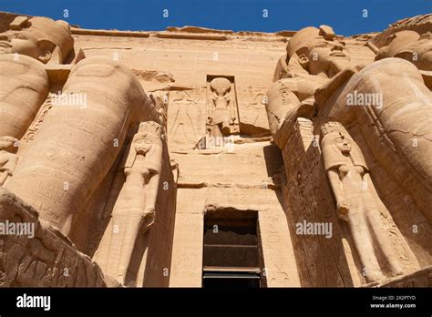 Entrance To The Tomb The Temple Of Ramses Ii And His Queen Nefertari At