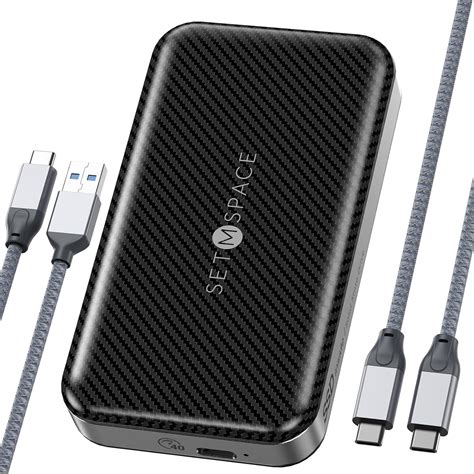 Setmspace External Hard Drive External Ssd 2tb Portable Hard Drive 40gbps 3126mb