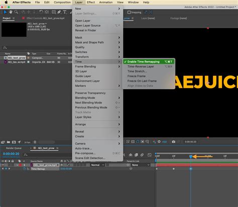 How To Speed Up A Clip In After Effects Aejuice Com