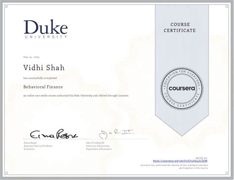 Vidhi Shah On Linkedin 🎓 Completed Duke Universitys Behavioral