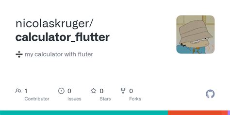 Github Nicolaskruger Calculator Flutter Heavy Division Sign My Calculator With Fluter