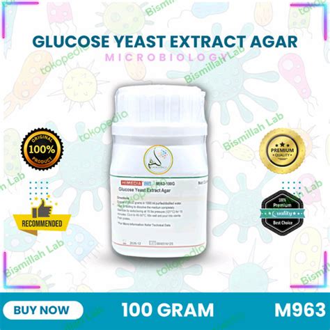 Jual Glucose Yeast Extract Agar Media Mikrobiologi 100 Gram Kab Bogor Bismillah Lab