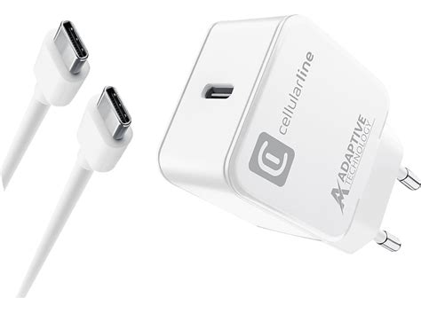 CELLULAR LINE Reiselader Set 15W USB Type C inkl Kabel für Samsung Type C Weiß online kaufen