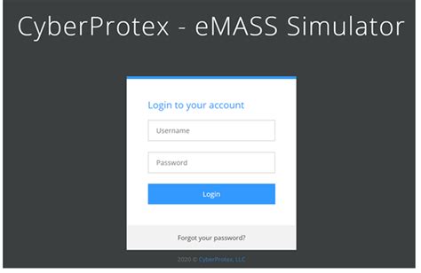 Cyberprotex Emass Simulator Cyberprotex