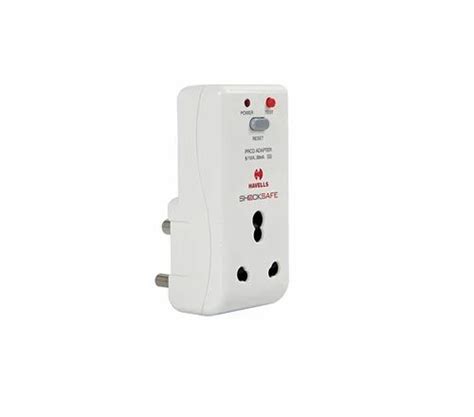 Havells Plastic 16a 30ma Prcd Adaptor White A R Online Electricals