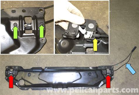 Bmw E60 5 Series Hood Release Cable Replacement 2003 2010 Pelican