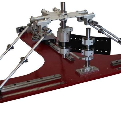 Linear Delta Parallel Robot Kinematic Schematic And Details Legs