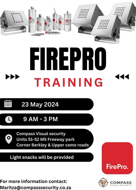 Compass Visual Security On Linkedin Firepro Compasssecurity Firesuppression Training