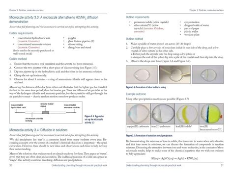 Understanding Chemistry Through Microscale Practical Work
