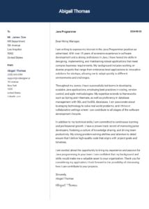 Program Manager Cover Letter Examples Samples For CVDesigner Ai